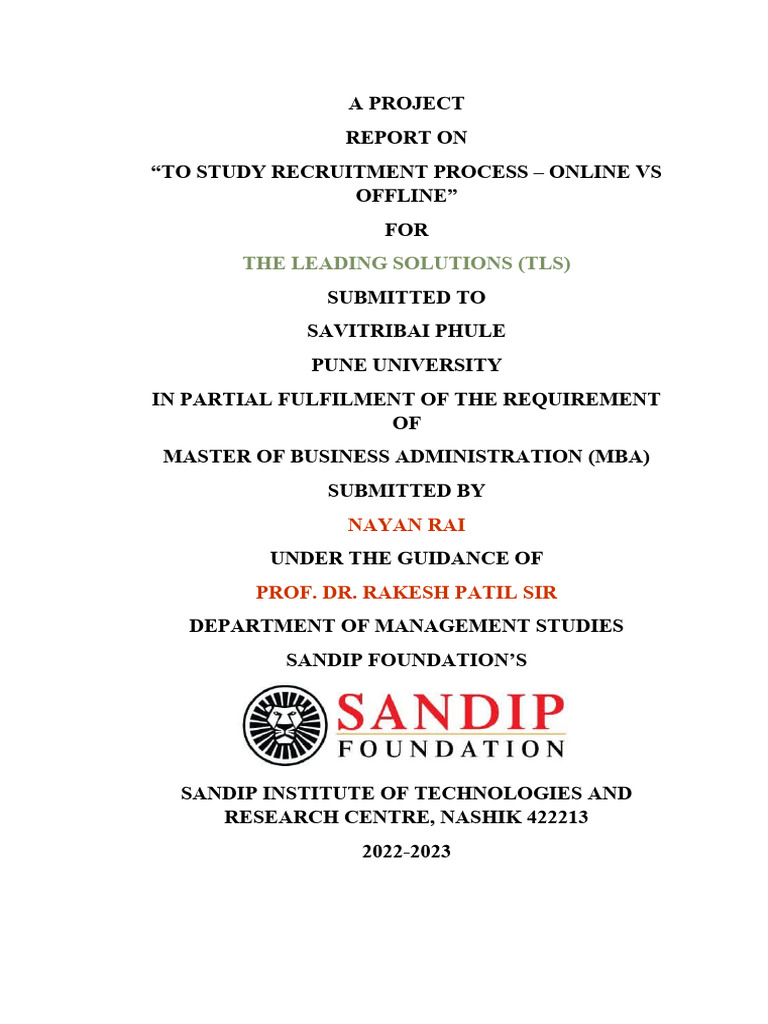 43 Nayan Rai Project | PDF