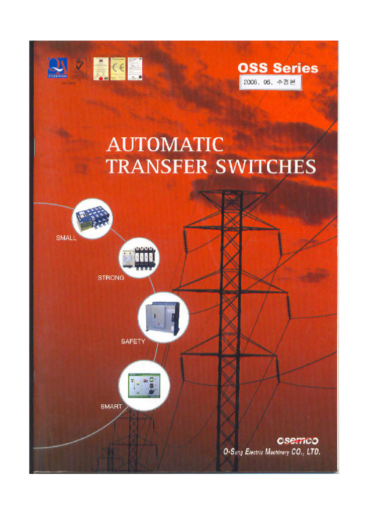Automatic Transfer Switches | PDF
