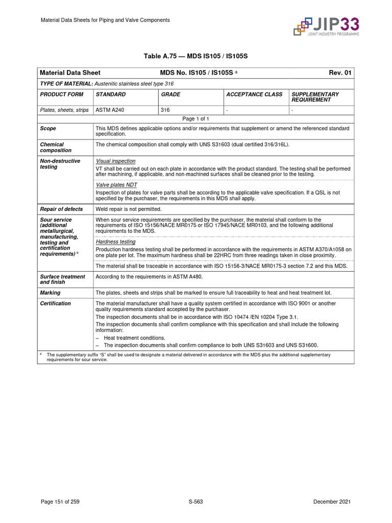 Iogp S-563 MDS Is105 (A240 316) | PDF | Nondestructive Testing ...