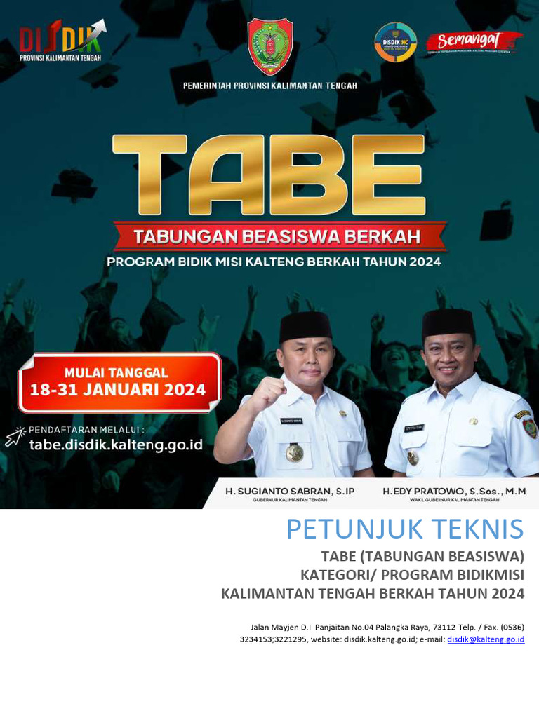 Juknik Beasiswa TABE | PDF | Bisnis | Pengelolaan Keuangan & Uang
