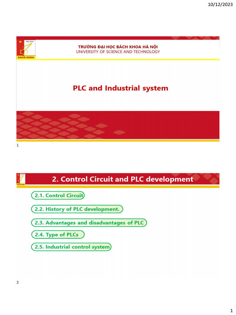 Chapter 2. Hard Logic and Development of PLC | PDF | Programmable Logic Controller | Scada