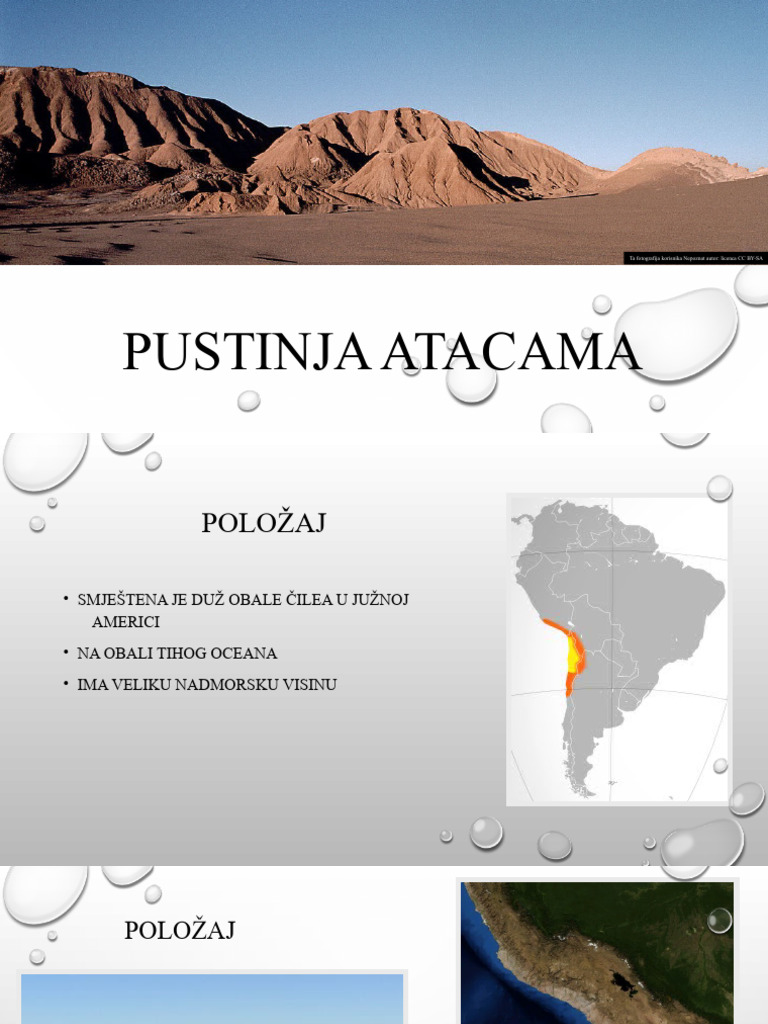Pustinja Atacama: Ta Fotografija Korisnika Nepoznat Autor: Licenca CC ...