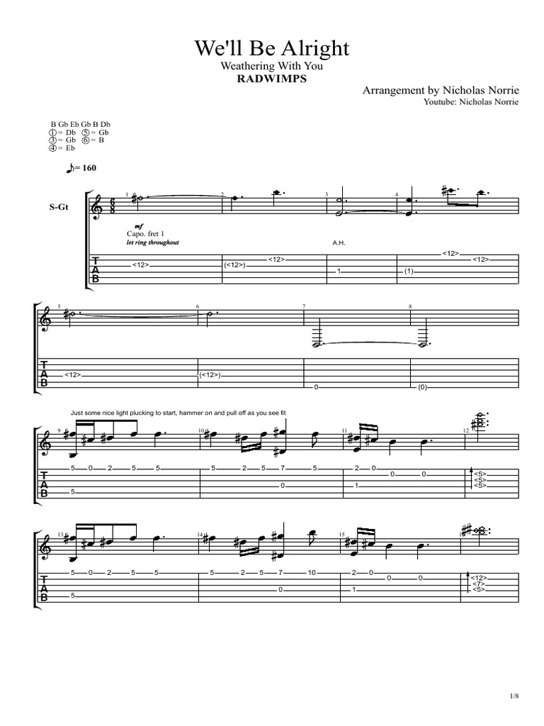 Well Be Alright | PDF