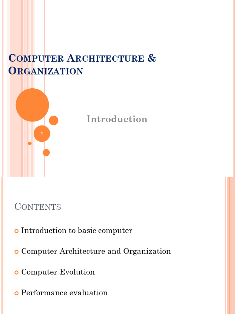 Chapter 1introduction Comp Arch | PDF | Central Processing Unit | Computer Data Storage