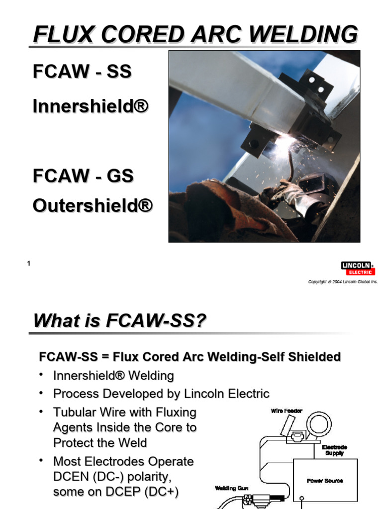 FCAW Complete Presentation | PDF | Rectifier | Construction