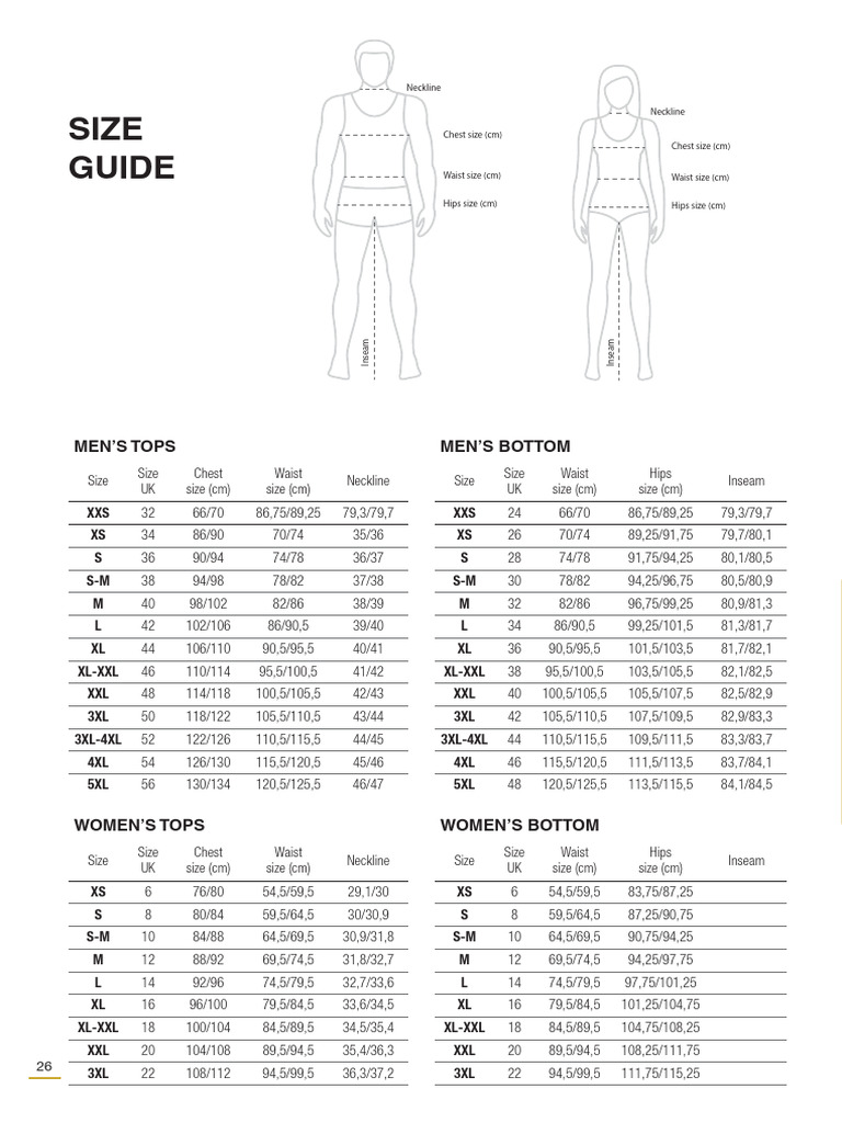 Guide Des Tailles Kariban Brands 2023 | PDF | Sewing