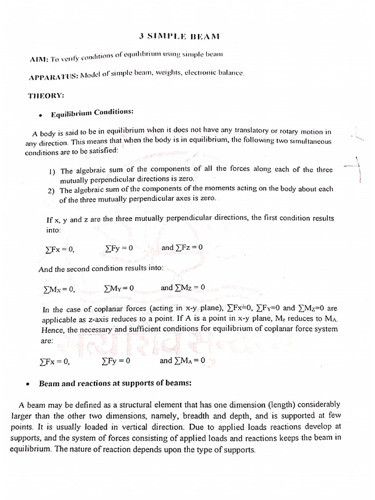 3 Simple Beam | PDF