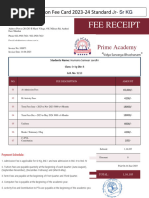 School Fee Card Template | PDF