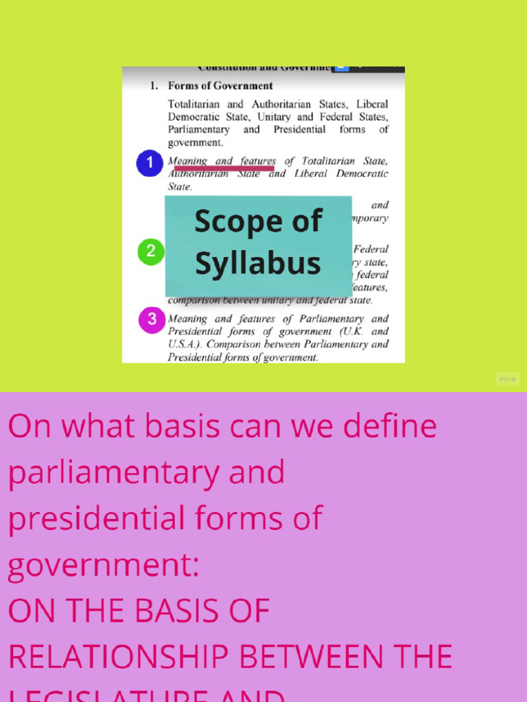 CHP 1B - UK Par and US Presidential Form | PDF
