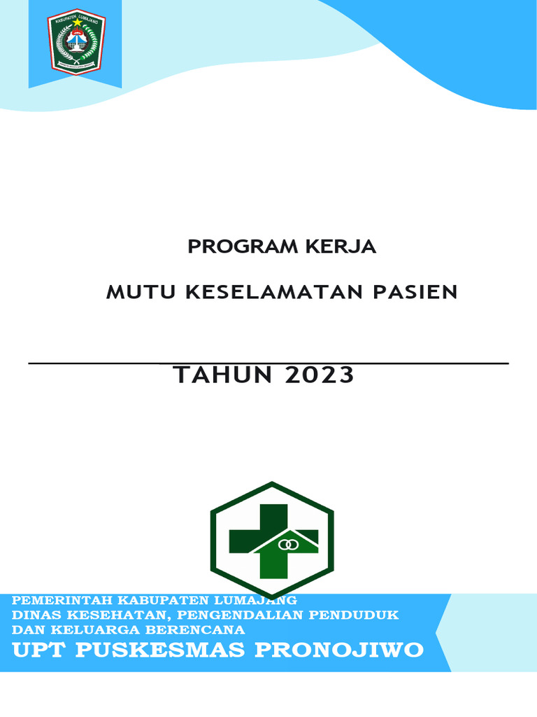 Program Kerja Mutu Keselamatan Pasien | PDF | Sains & Matematika | Pengembangan Diri