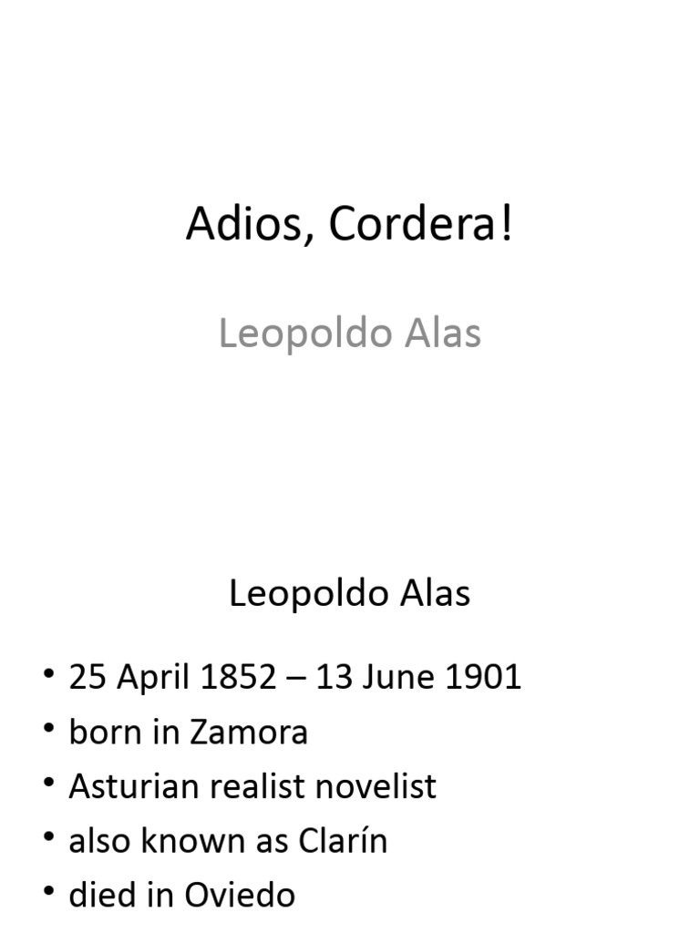 Adios, Cordera! | PDF