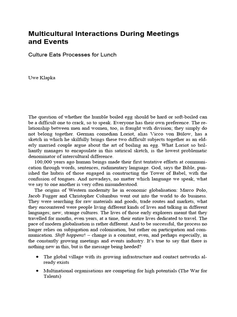 Trends and Issues in Global Tourism 2009 - Multicultural Interactions ...