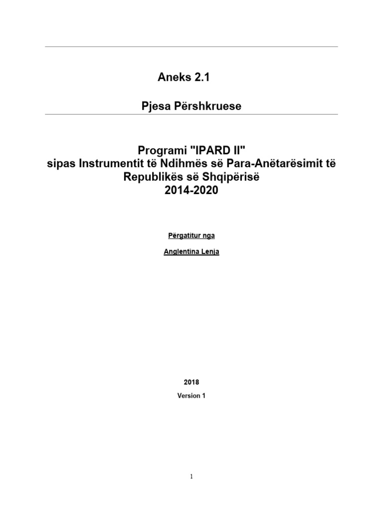 Anglentina Lenja - Pjesa Pershkruese. | PDF