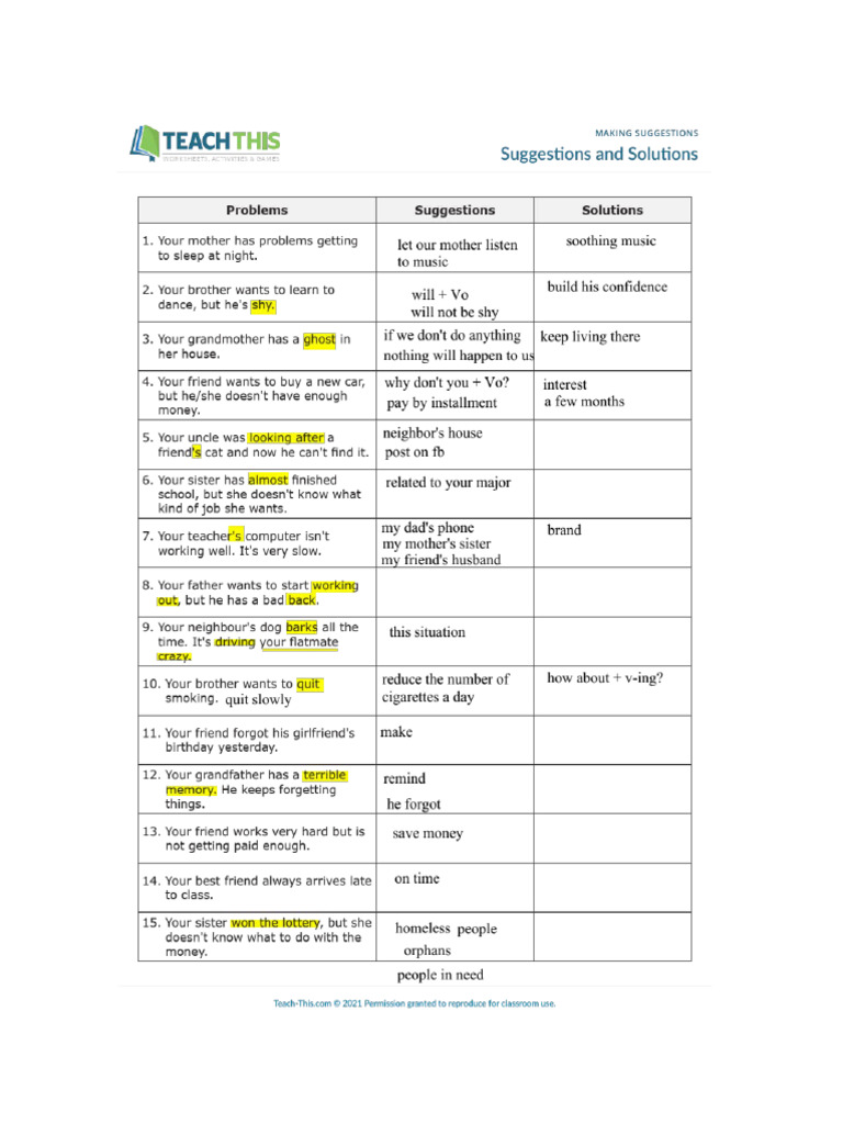 Solution Suggestion | PDF