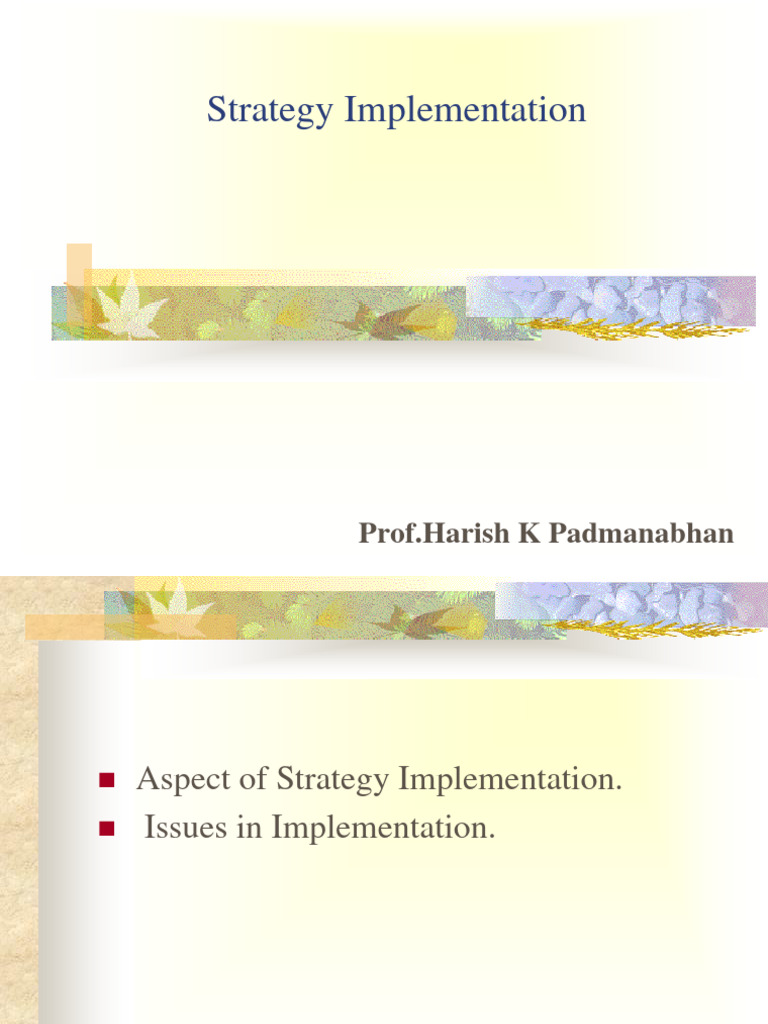 Strategic Implementation Unit | PDF | Organizational Structure | Policy