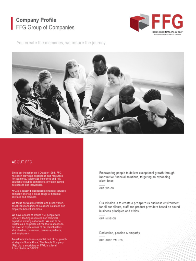 FFG Company Profile 2021 - Compressed | PDF | Insurance | Loans
