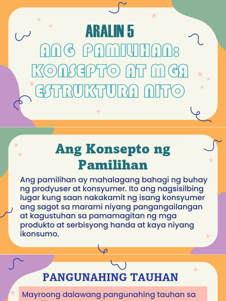 PAMILIHAN | PDF