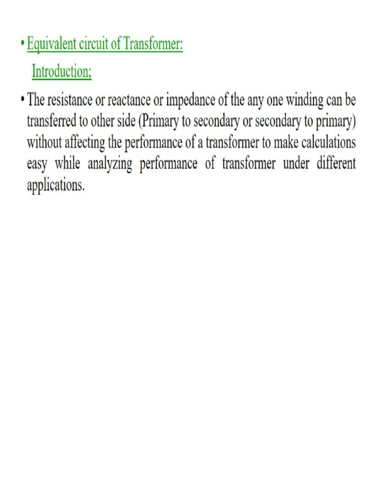 12.unit-Iii Transformers - Part-3 | PDF