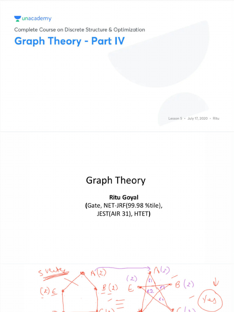 Graph Theory Part IV With Anno | PDF