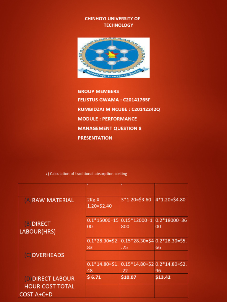 FF Performance Management Presentation q8 | PDF | Financial Economics ...