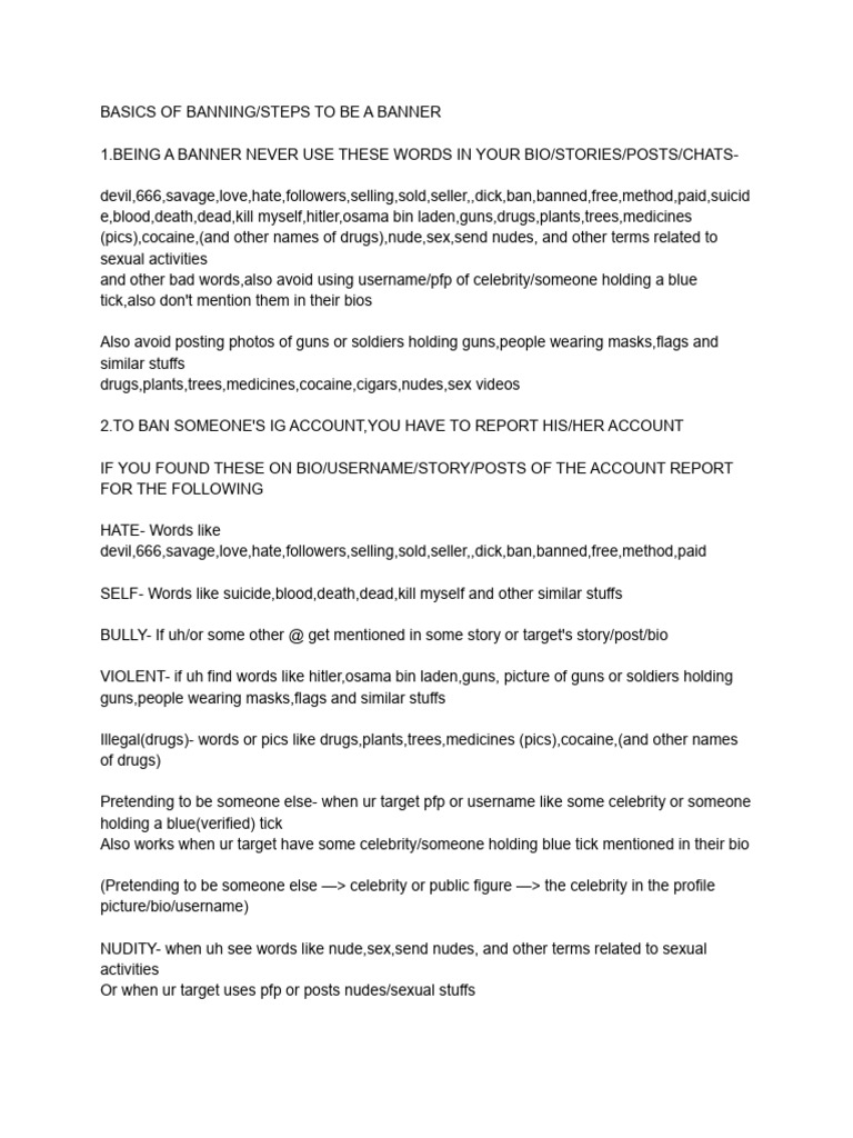 Basics of Banning-Steps To Be A Banner | PDF | Virtual Private Network