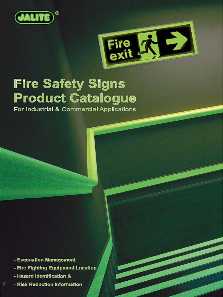 Jalite Fire Safety Signs Product Catalogue | PDF | Safety | Polyvinyl ...