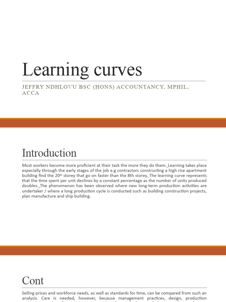 Chapter 4 - Learning Curves | PDF | Learning | Pharmacokinetics