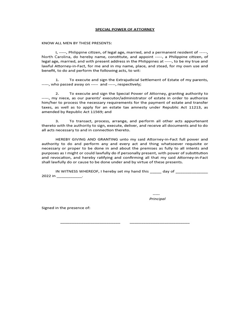 SPA To Be Apostilled | PDF | Law