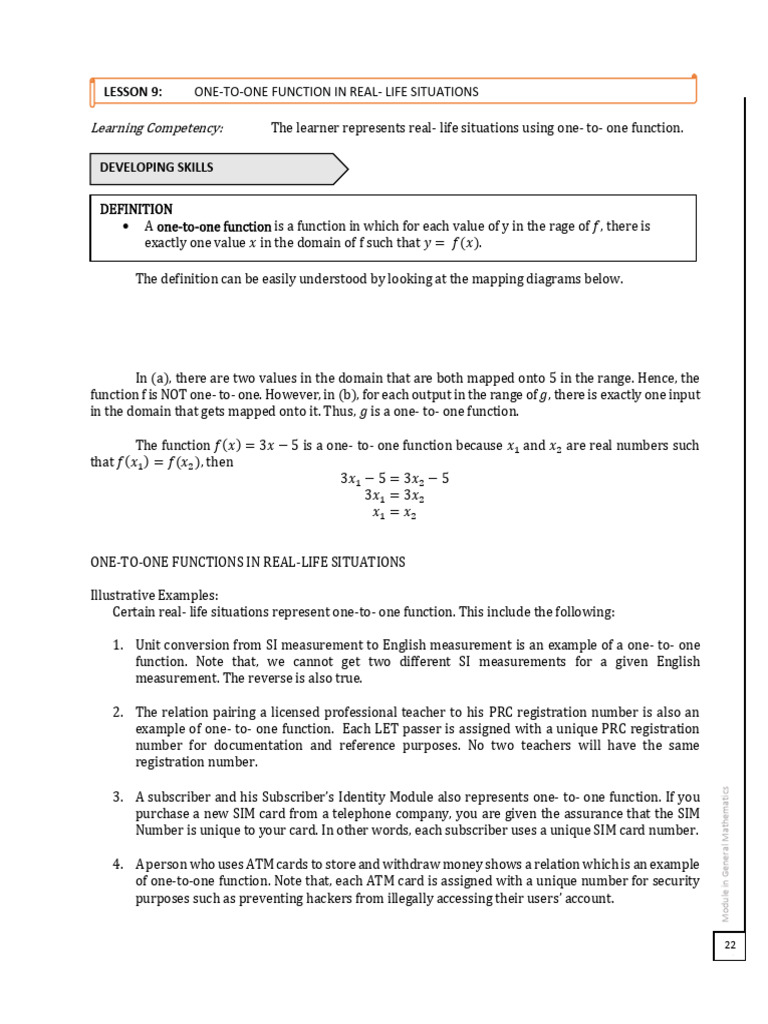 Module General Mathematics 3 | PDF | Function (Mathematics) | Asymptote