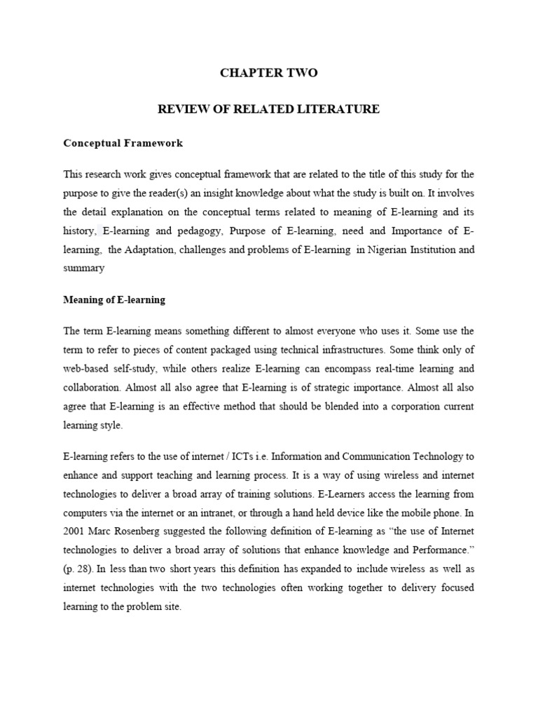 Chapter Two | PDF | Educational Technology | Learning