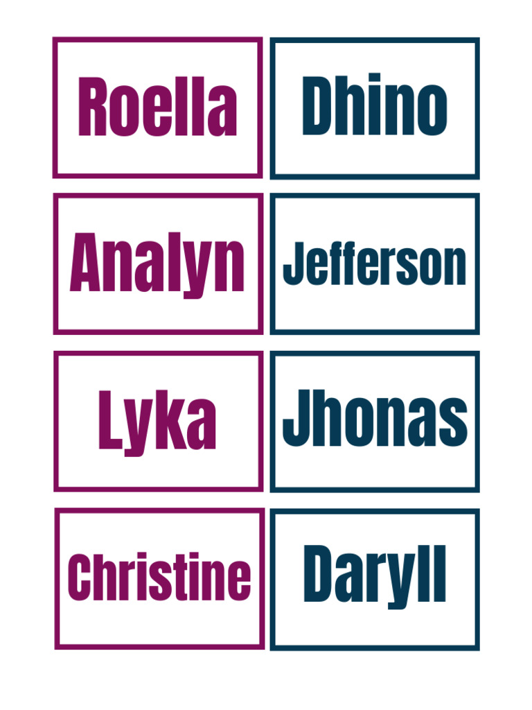 Colorful Fun Monsters Student Name Label | PDF