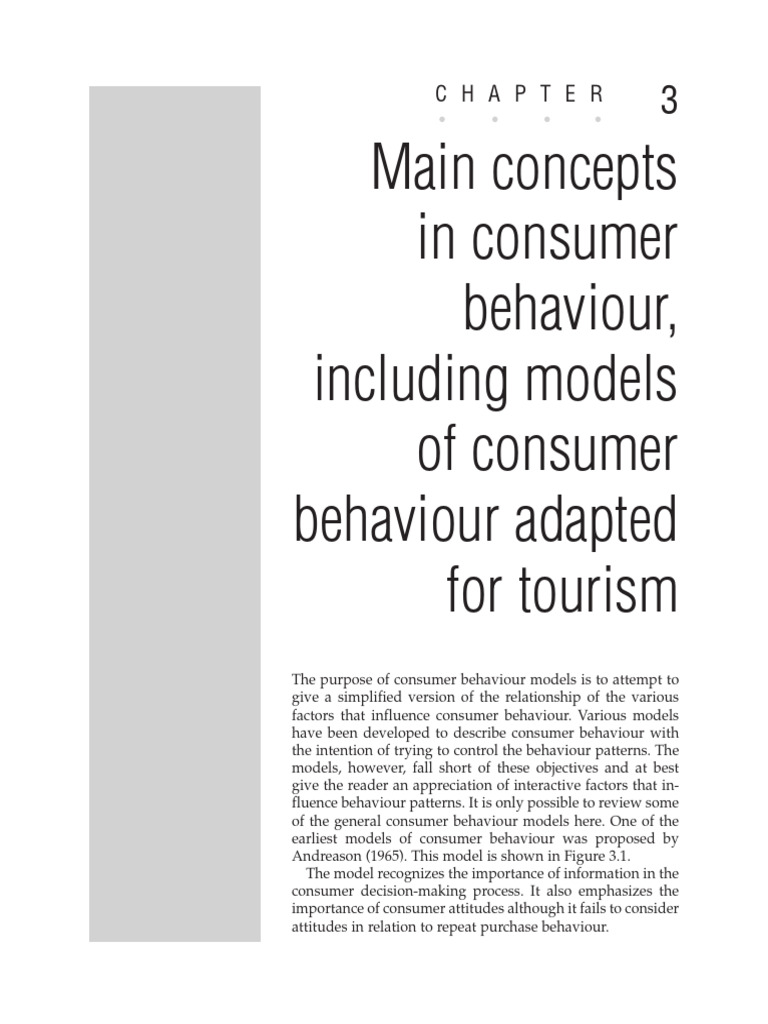 Main Concepts in Consumer Behaviour | PDF | Consumer Behaviour | Behavior