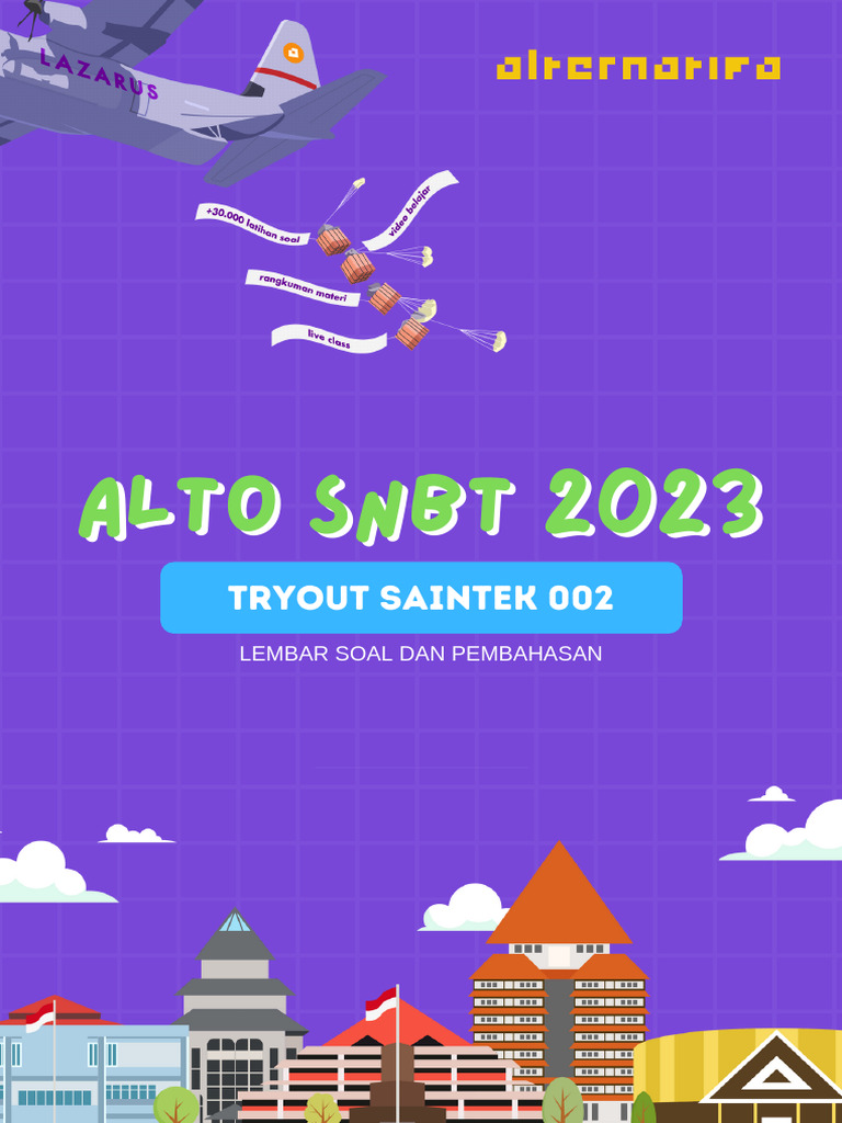 (Pembahasan) Alto SNBT 002 - Tps Saintek | PDF