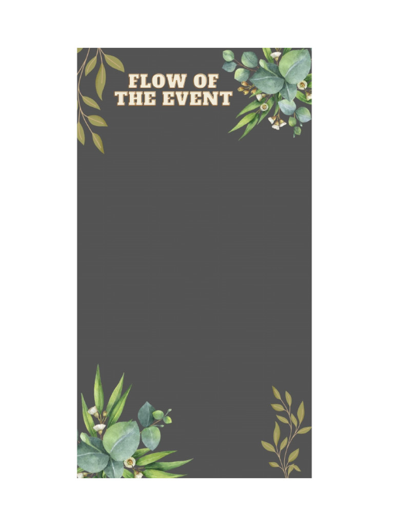 Flow of Events | PDF