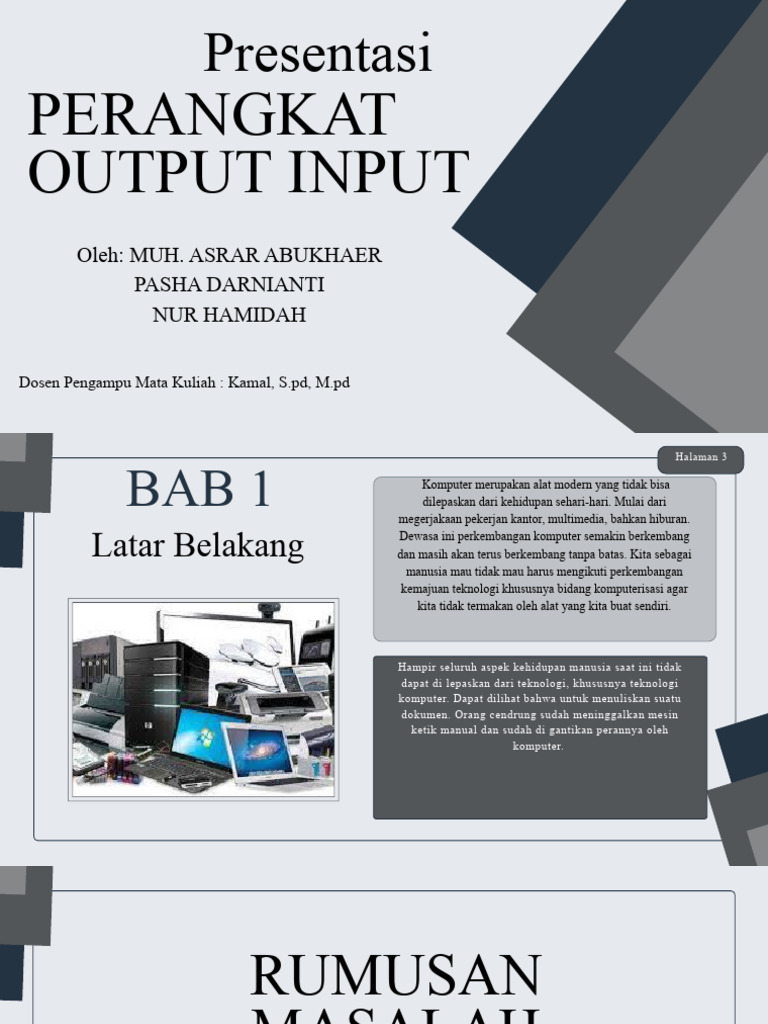 Perangkat Output | PDF