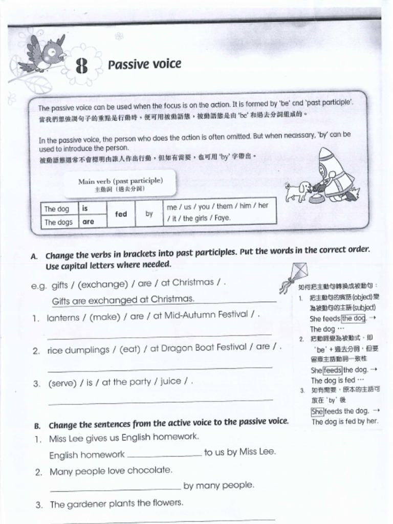 Exercise1 Passive Voice | PDF