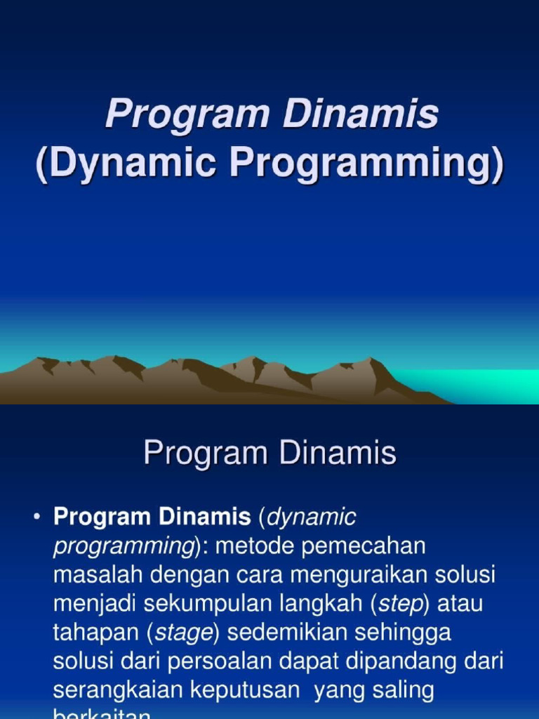 Dynamic Program | PDF Dynamic Program | PDF