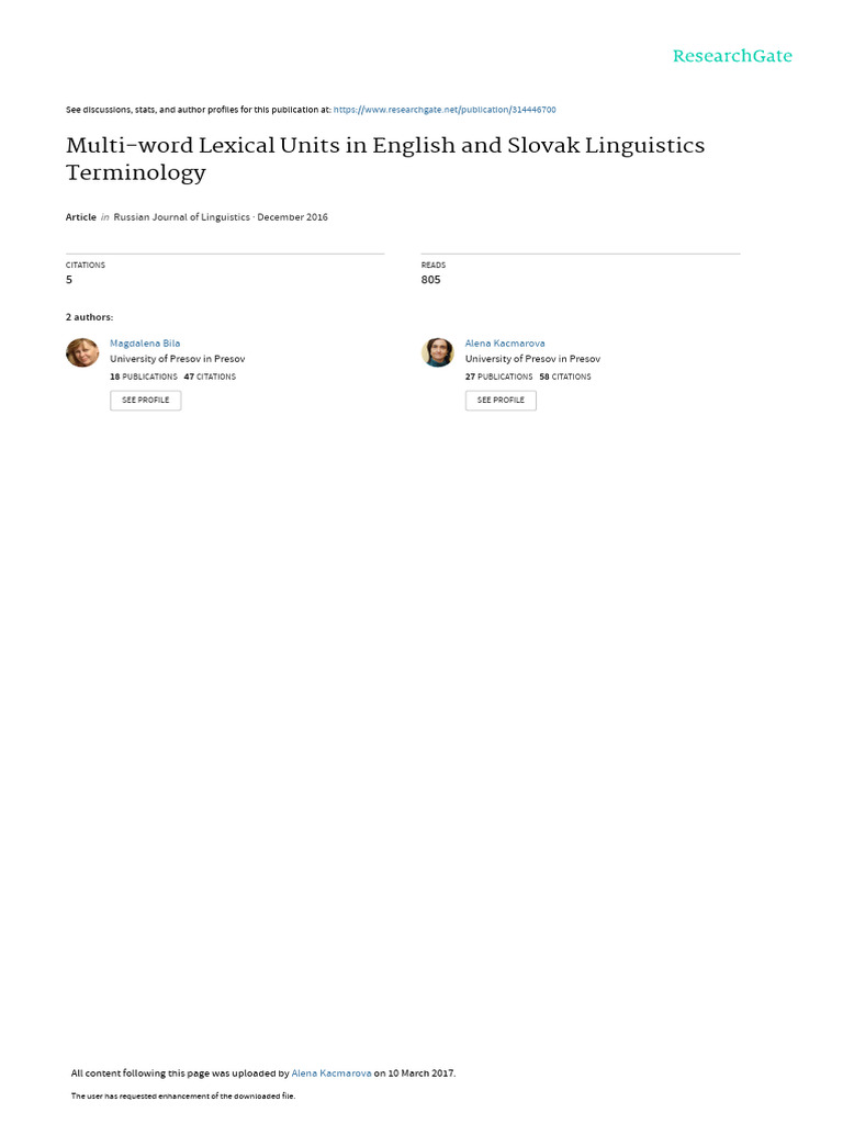 Vestnik Moskva | PDF | Idiom | Word