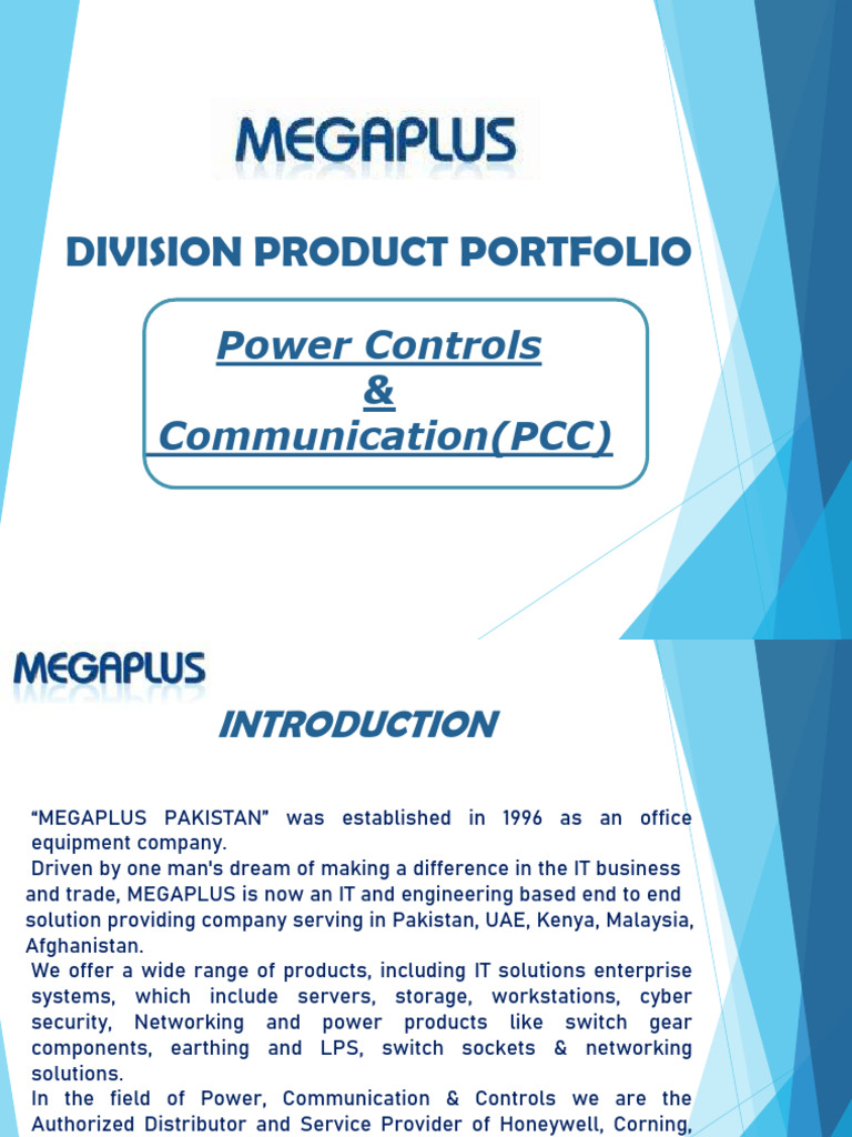 Megaplus PCC Profile | PDF | Sensor | Electrical Engineering
