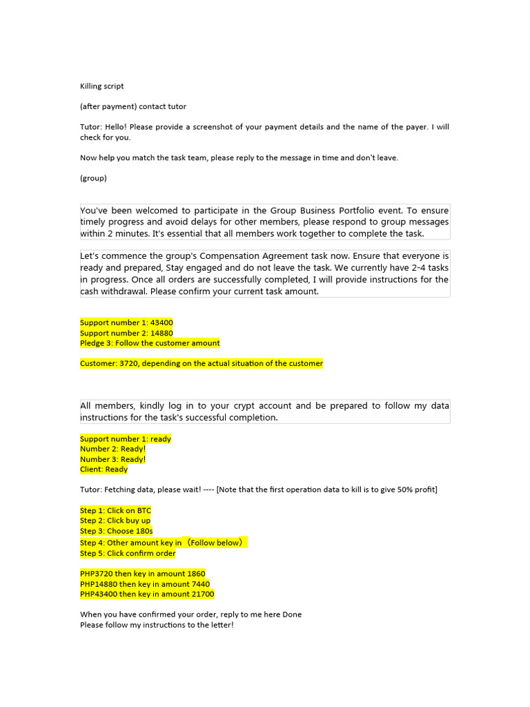 Killing script | PDF