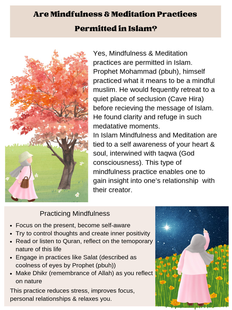 Mindfulness and Meditation Practices in Islam | PDF | Self-Improvement | Lifestyle