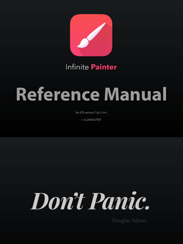 Infinite Painter 7 Reference Manual | PDF