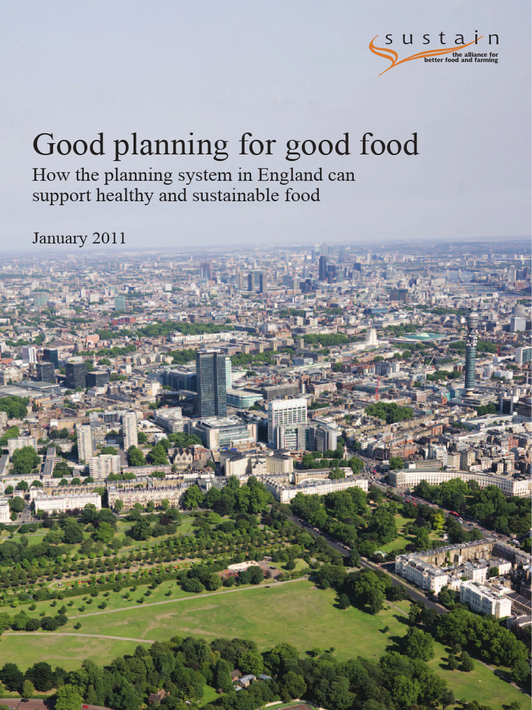 Good Planning For Good Food | PDF
