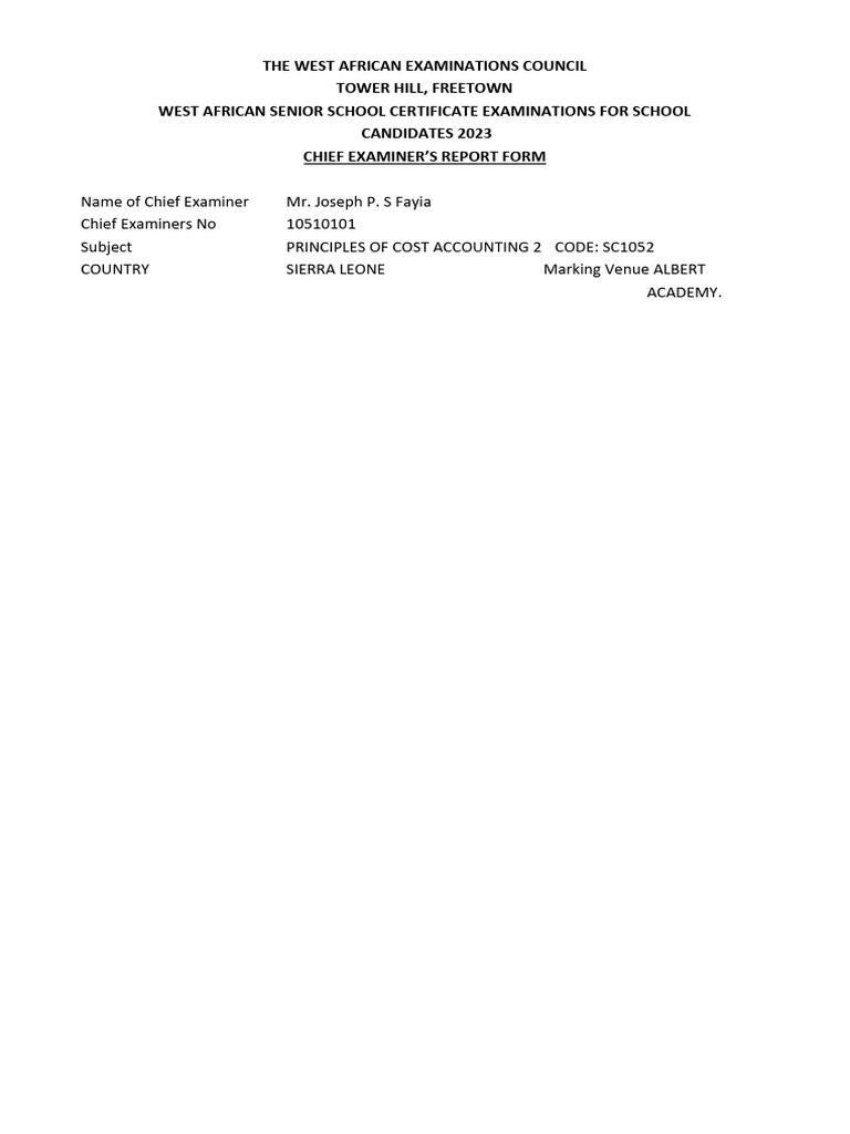principles-of-cost-accounting-chief-examiner-s-reportfor-wassce-sc