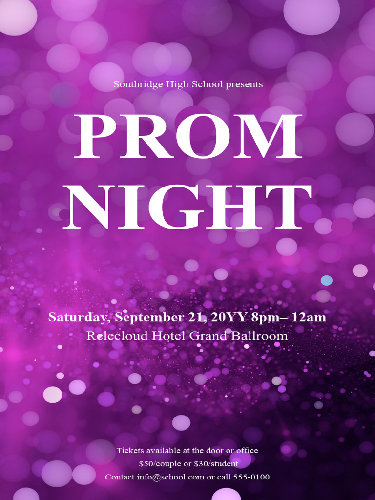 Prom Poster PDF