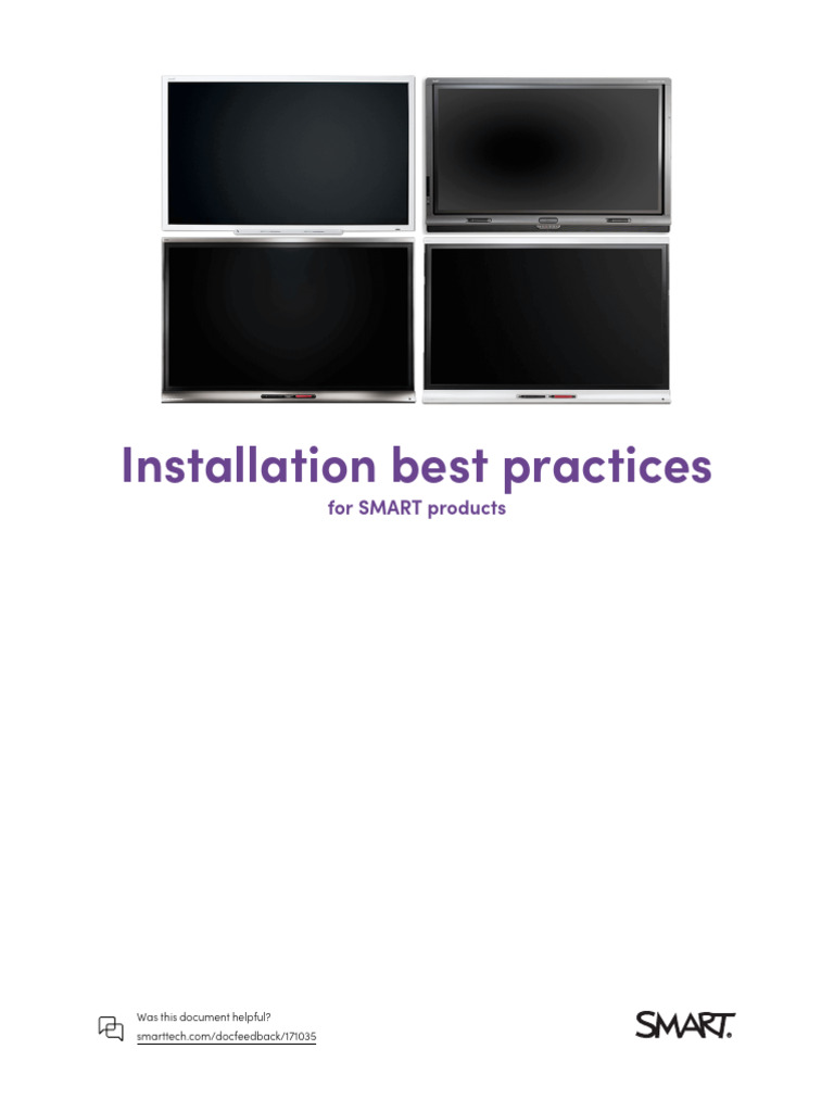 Installbestpracticesv 01 Mar 19 | PDF | Screw | Display Resolution
