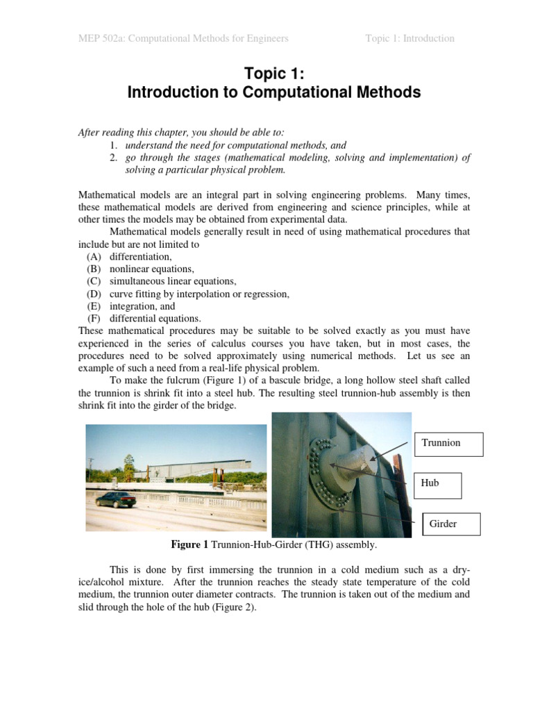 1 - Intro To Numerical Methods | PDF | Thermal Expansion | Equations
