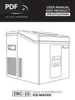 Intertek Ice Maker HZB-12C (EN) | PDF | Ac Power Plugs And Sockets | Water