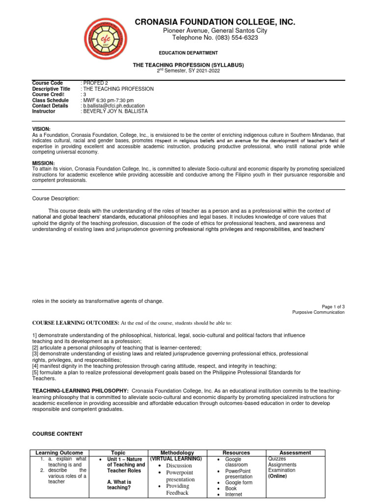 Prof Ed 2 | PDF | Teachers | Academic Dishonesty