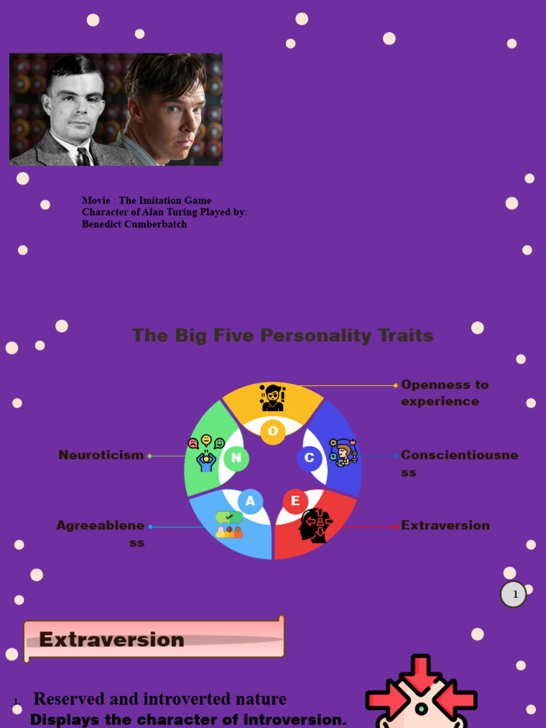 Alan Turing's Personality Traits | PDF | Extraversion And Introversion | Cognition